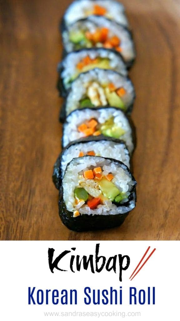 Lunch Box: Korean sushi Roll, Kimbap - Sandra's Easy Cooking