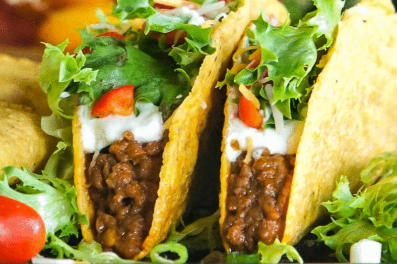 Classic Beef Tacos • Sandra's Easy Cooking
