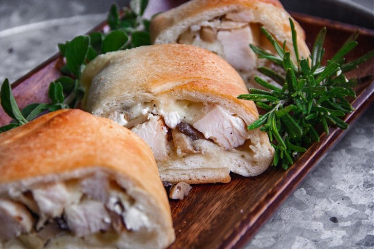 Stromboli with Greek Inspired Chicken • Sandra's Easy Cooking