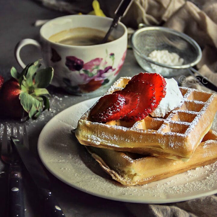 Simple Belgian Waffles • Sandra's Easy Cooking