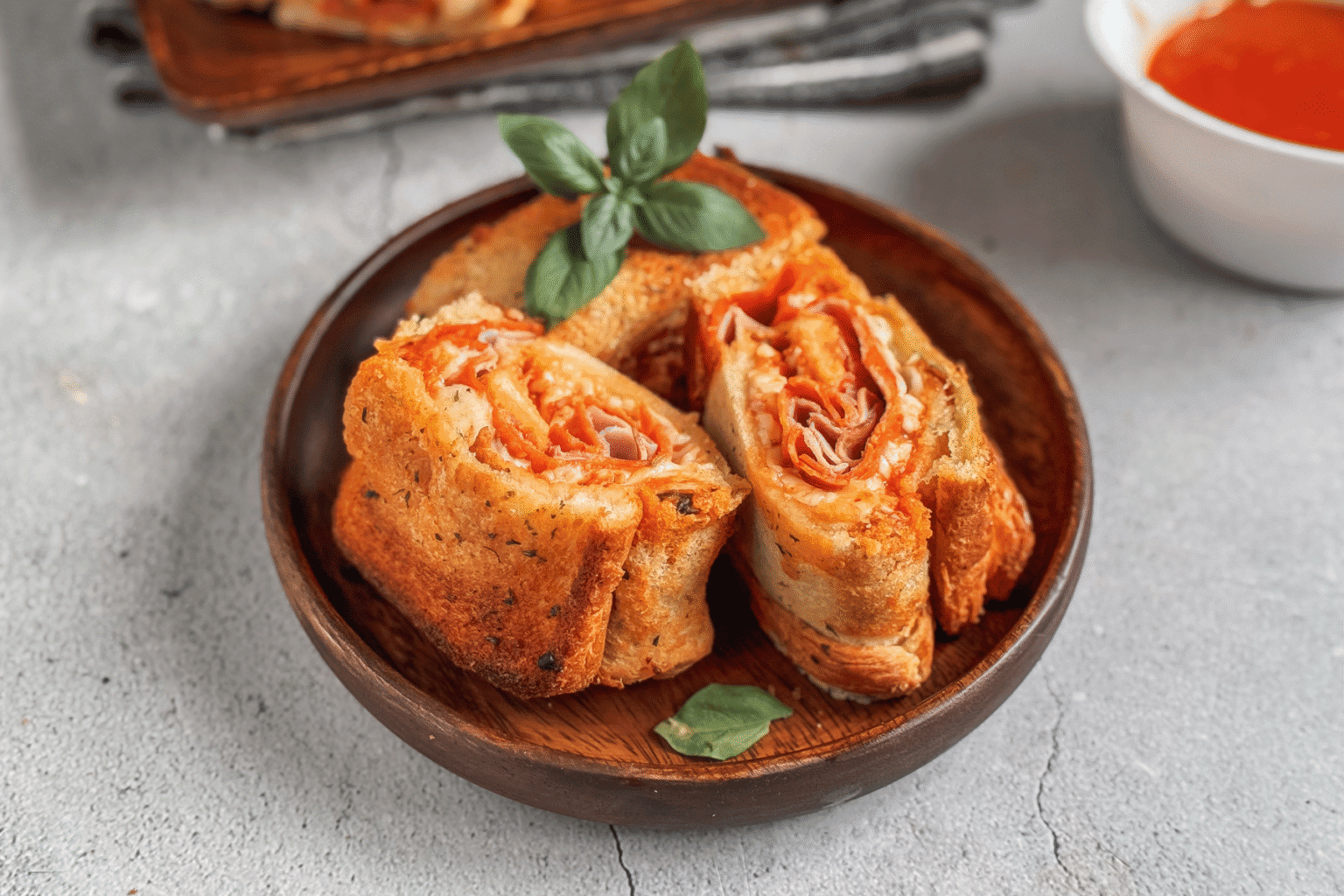 Tasty Toast Pizza Roll • Sandra's Easy Cooking