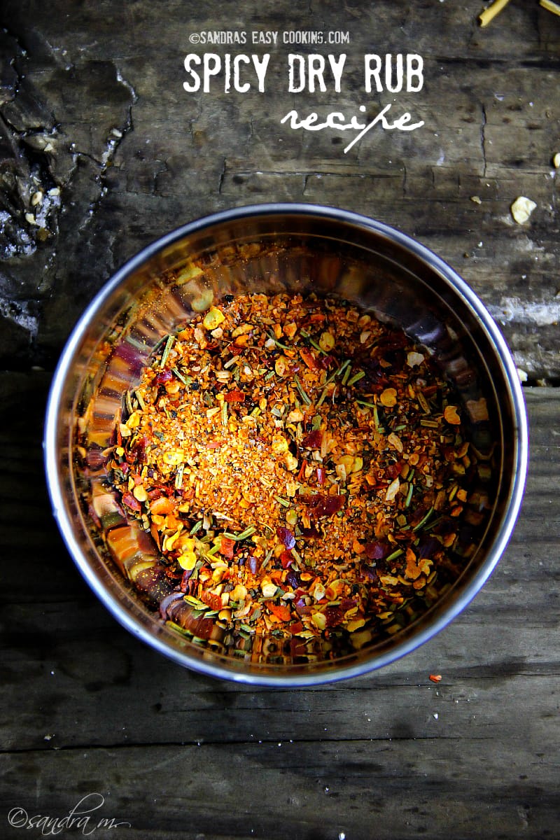 Spicy Dry Rub Seasoning • Sandra's Easy Cooking
