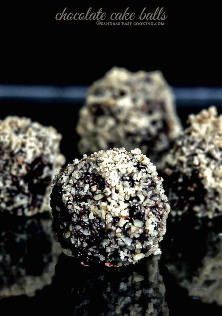 Chocolate Cake Balls • Sandra's Easy Cooking