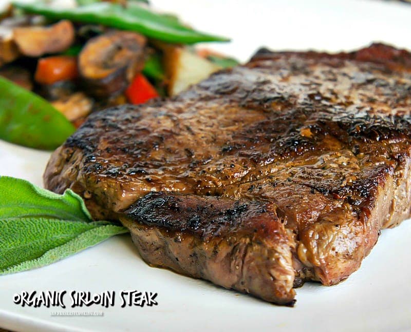 Organic Sirloin Steak Salad - Sandra's Easy Cooking