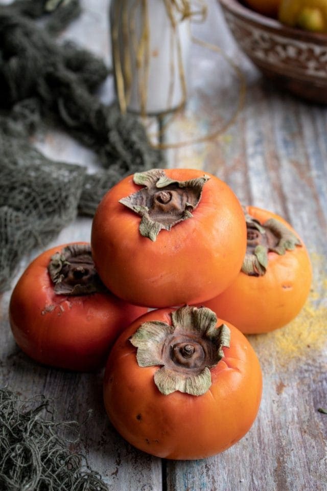 Apple and Persimmon Cinnamon Muffins - Sandra's Easy Cooking Baking