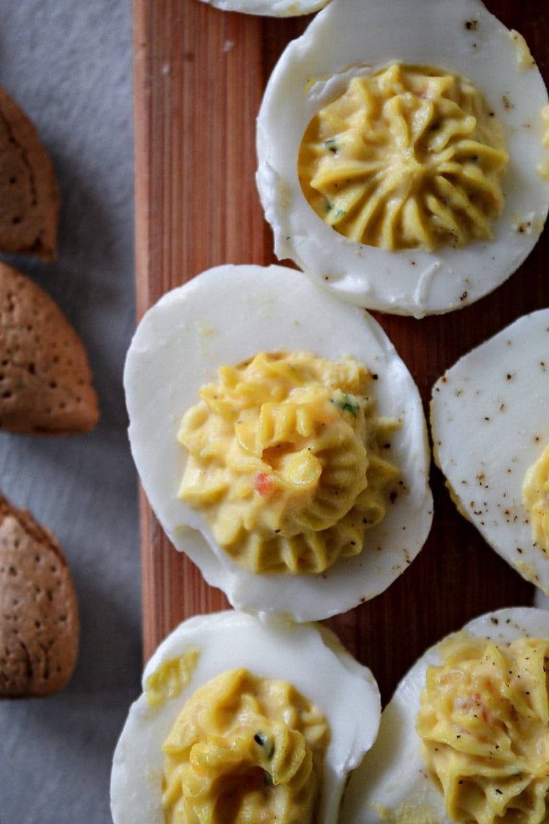 Deviled Eggs Recipe • Sandra's Easy Cooking Appetizer Recipes