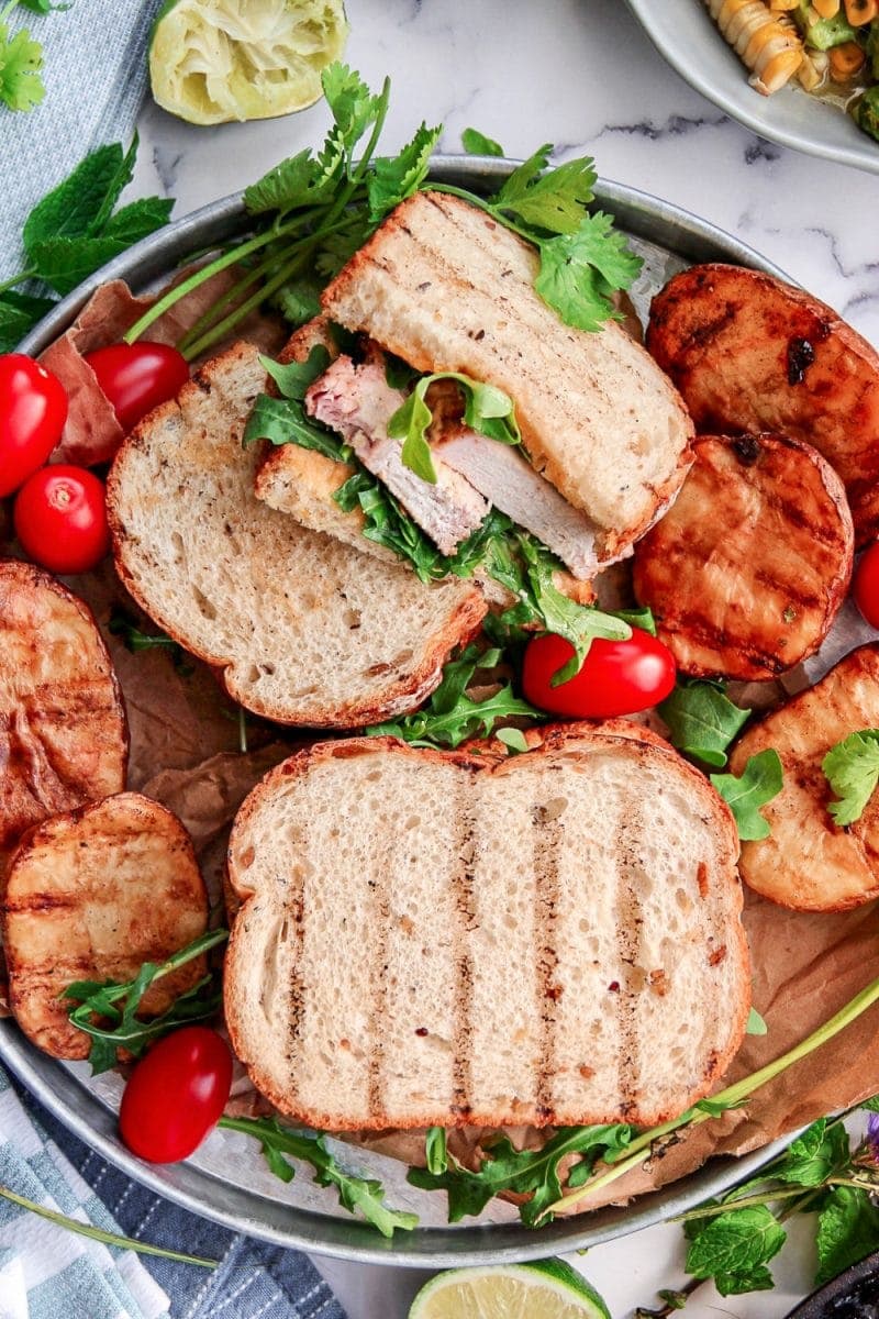 Full Meal from the Grill with Kingsford Pellets • Sandra's Easy Cooking