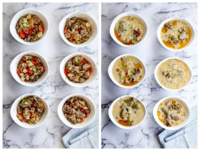 Mini Sunday Brunch Casseroles - Sandra's Easy Cooking Breakfast Ideas