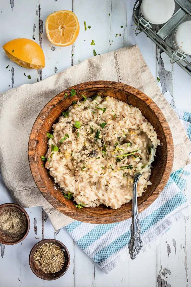 Mushroom Risotto - Sandra's Easy Cooking Side dish recipes