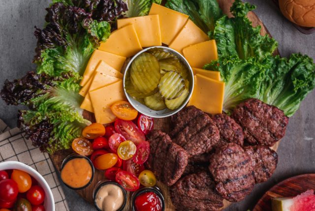 Build Your Own Burger Board • Sandra's Easy Cooking