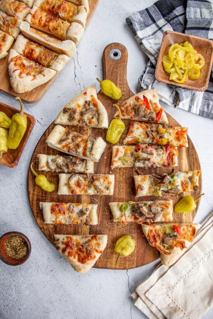 Oval Pizza Boats • Sandra's Easy Cooking