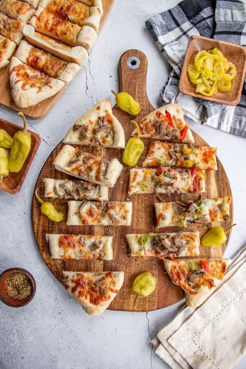 Oval Pizza Boats • Sandra's Easy Cooking