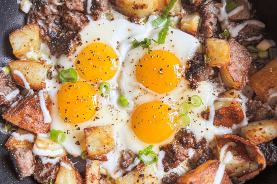 Sandra's Easy Cooking Breakfast Cowboy Skillet BREAKFAST AND BRUNCH