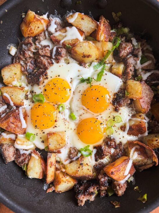 Sandra's Easy Cooking Breakfast Cowboy Skillet BREAKFAST AND BRUNCH