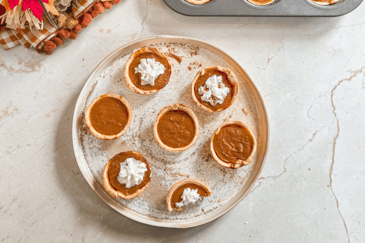 Easy Mini Pumpkin Pies • Sandra's Easy Cooking • Baking Recipes