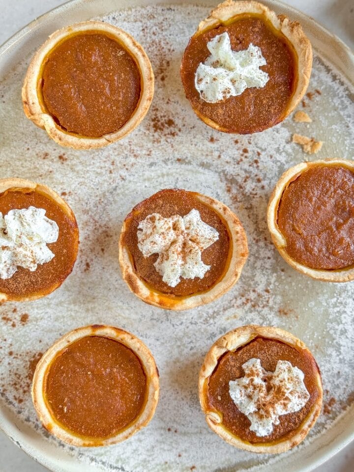 Easy Mini Pumpkin Pies • Sandra's Easy Cooking • Baking Recipes