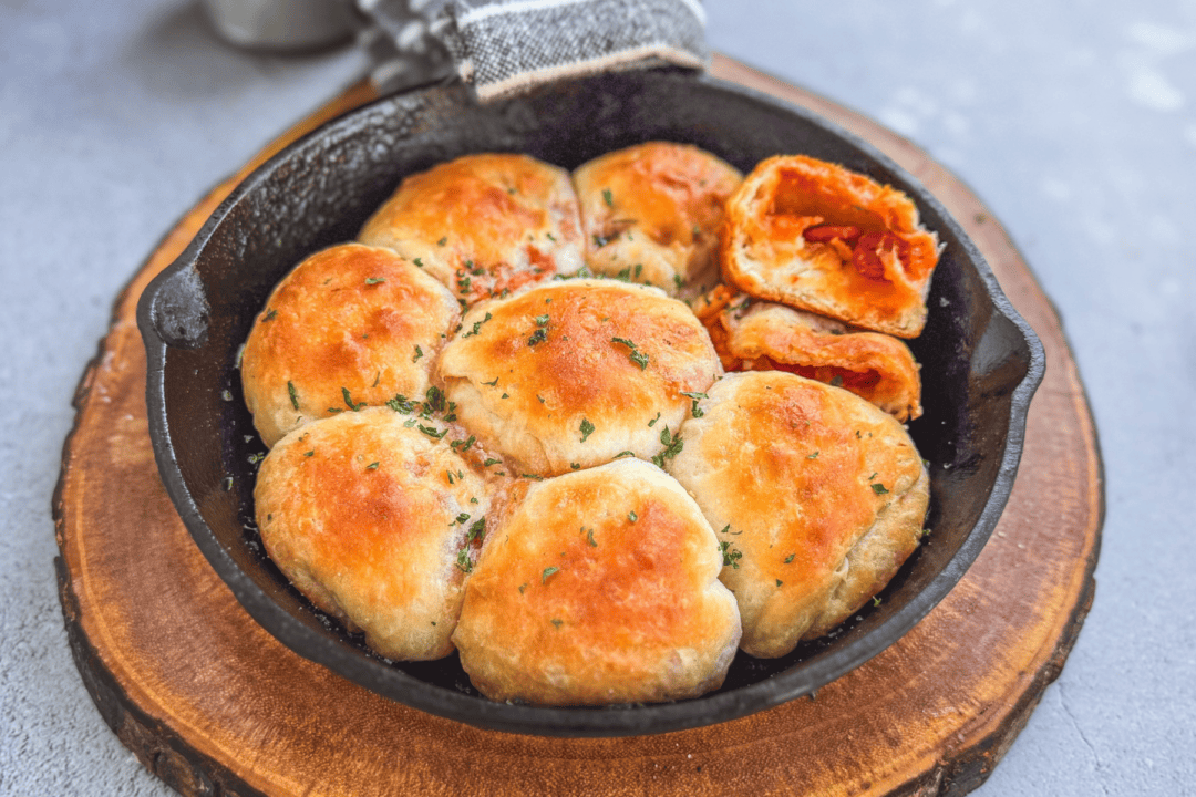Easy and Tasty Mini Biscuit Pizza Bombs • Sandra's Easy Cooking